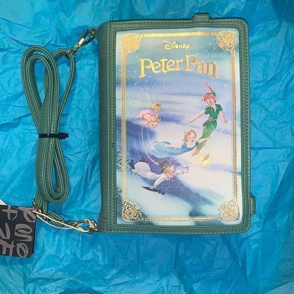 Loungefly | Bags | Nwt Disney Loungefly Peter Pan Book Purse | Poshmark